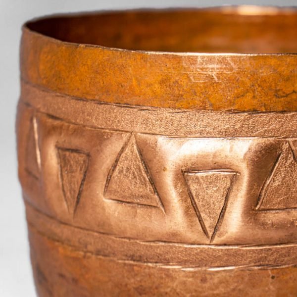 Copper "Aztec" Bowl - Cobre Hand-Hammered Copper Gifts & Home Accents